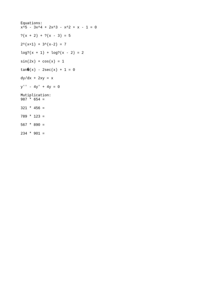 Maths | PDF