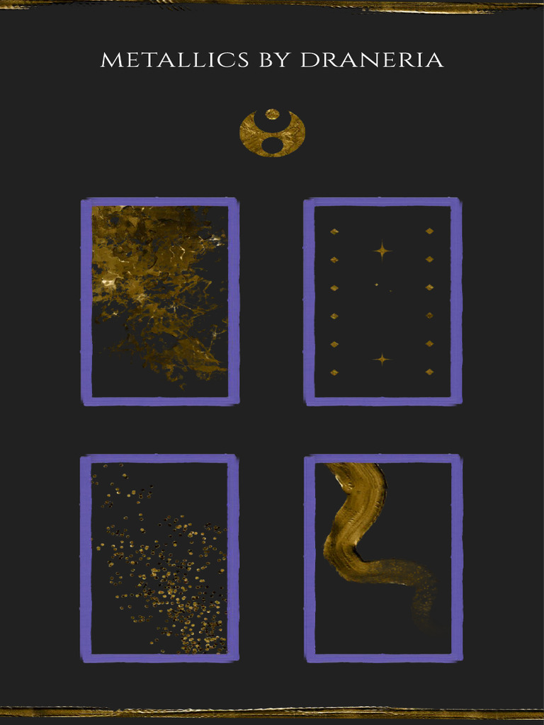 Krita Metallic Brushes Toolkit | PDF | Bronze | Metals