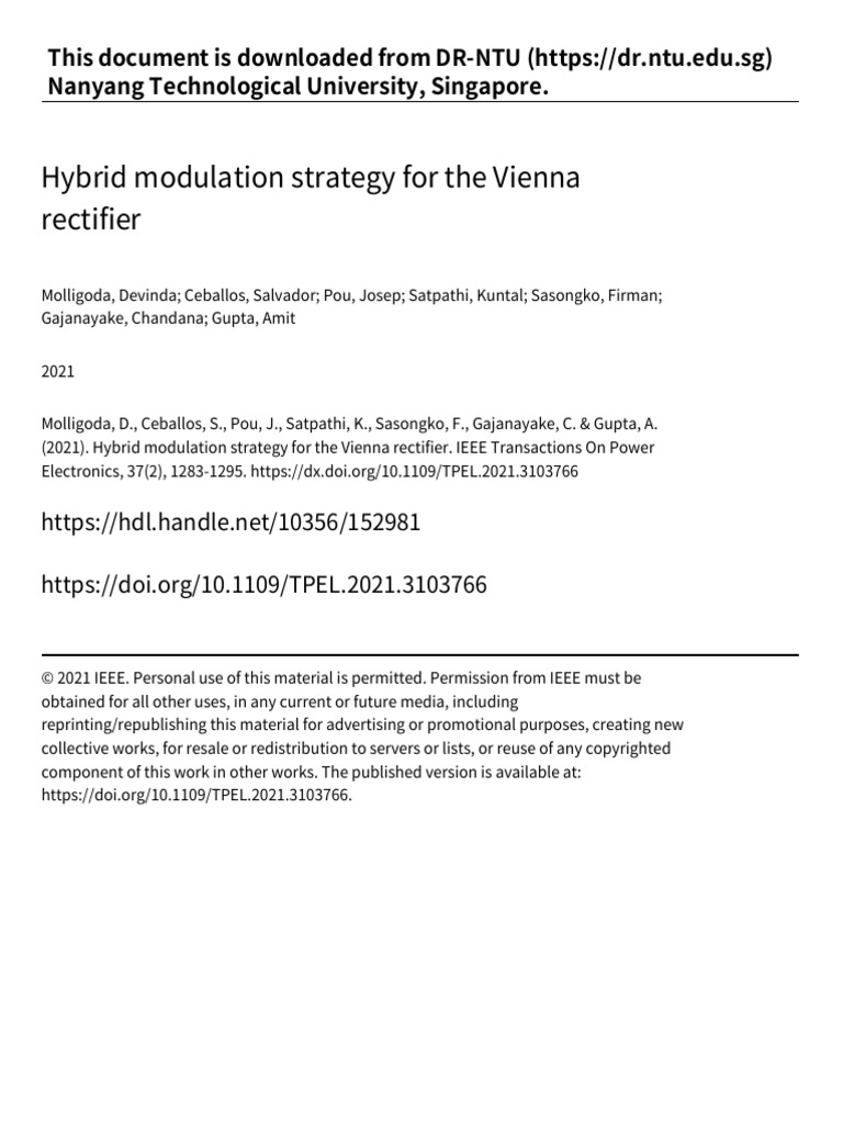 FINAL VERSION | PDF | Rectifier | Ac Power