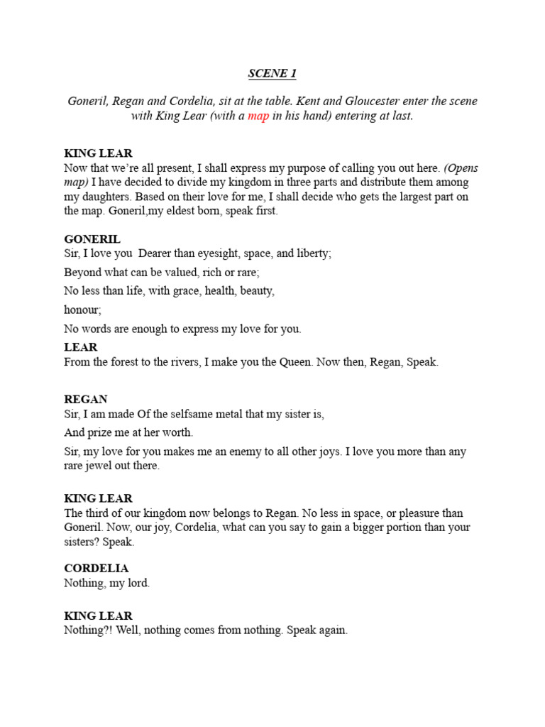 King Lear | PDF | King Lear