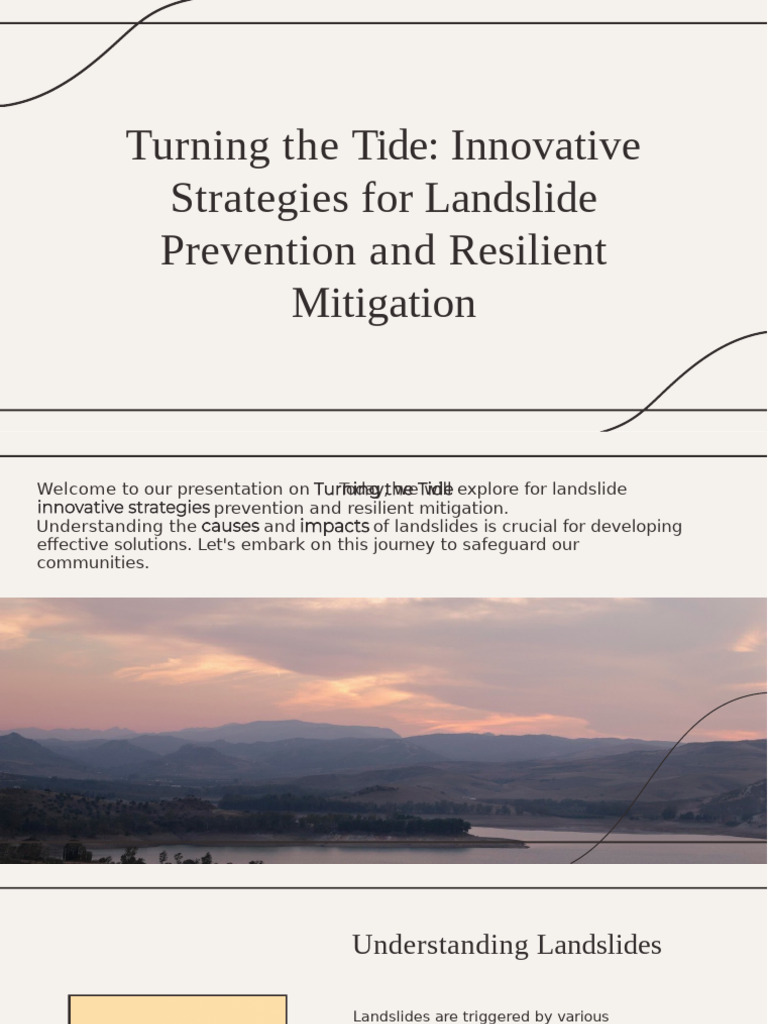 Landslide Prevention and Mitigation Strategies | PDF