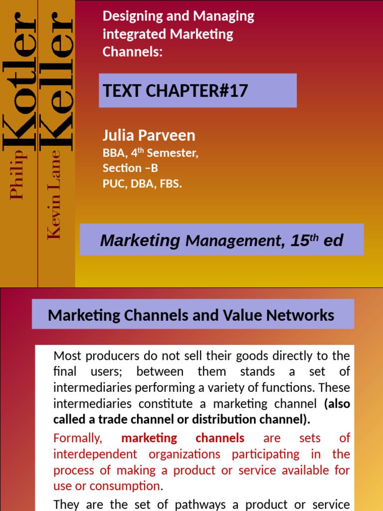 Chapter 07 Channel MM 2022 | PDF | Retail | Logistics