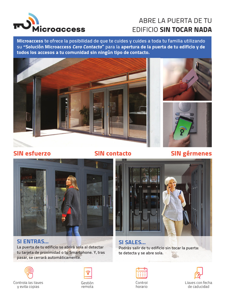 Acceso Sin Contacto con Microaccess | PDF