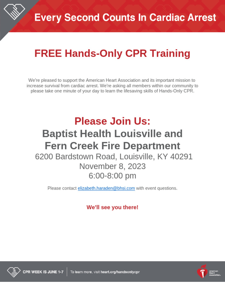Fern Creek Fire and CPR 2023 | PDF | Wellness