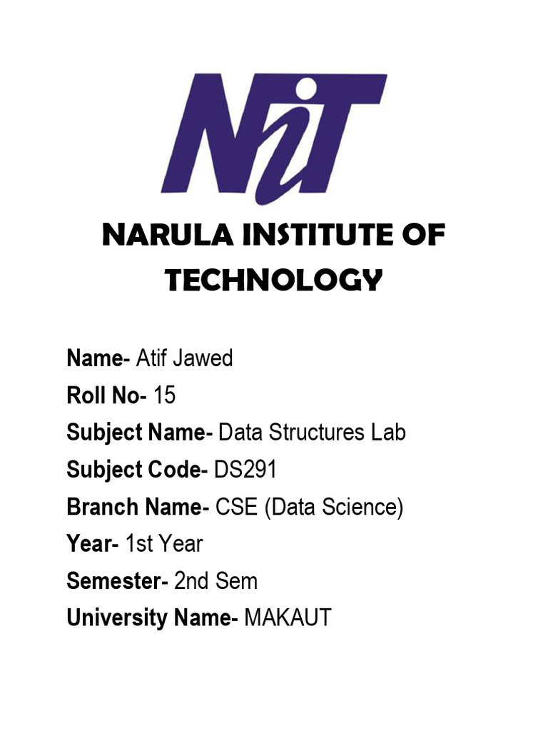 Nit Cover Template | PDF | Technology & Engineering
