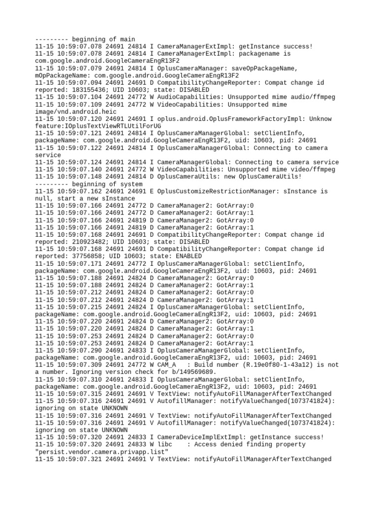 Log Cat 1731648546870 | PDF | Computer Science | Software Engineering