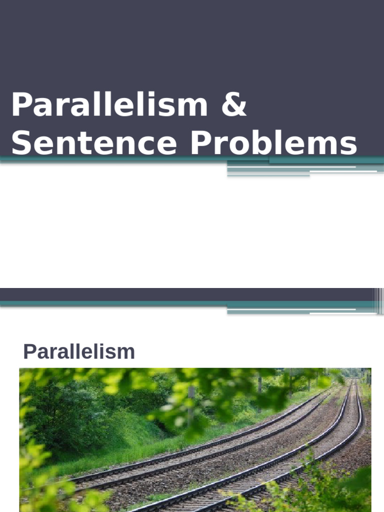 Parallelism | PDF | Language Mechanics | Linguistics