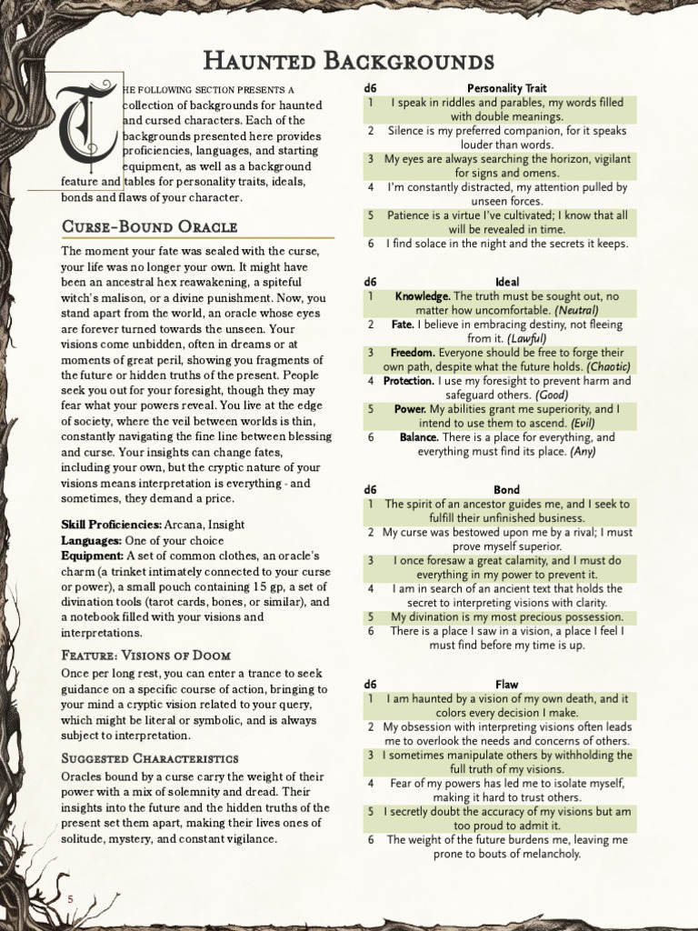 Haunted Backgrounds | PDF