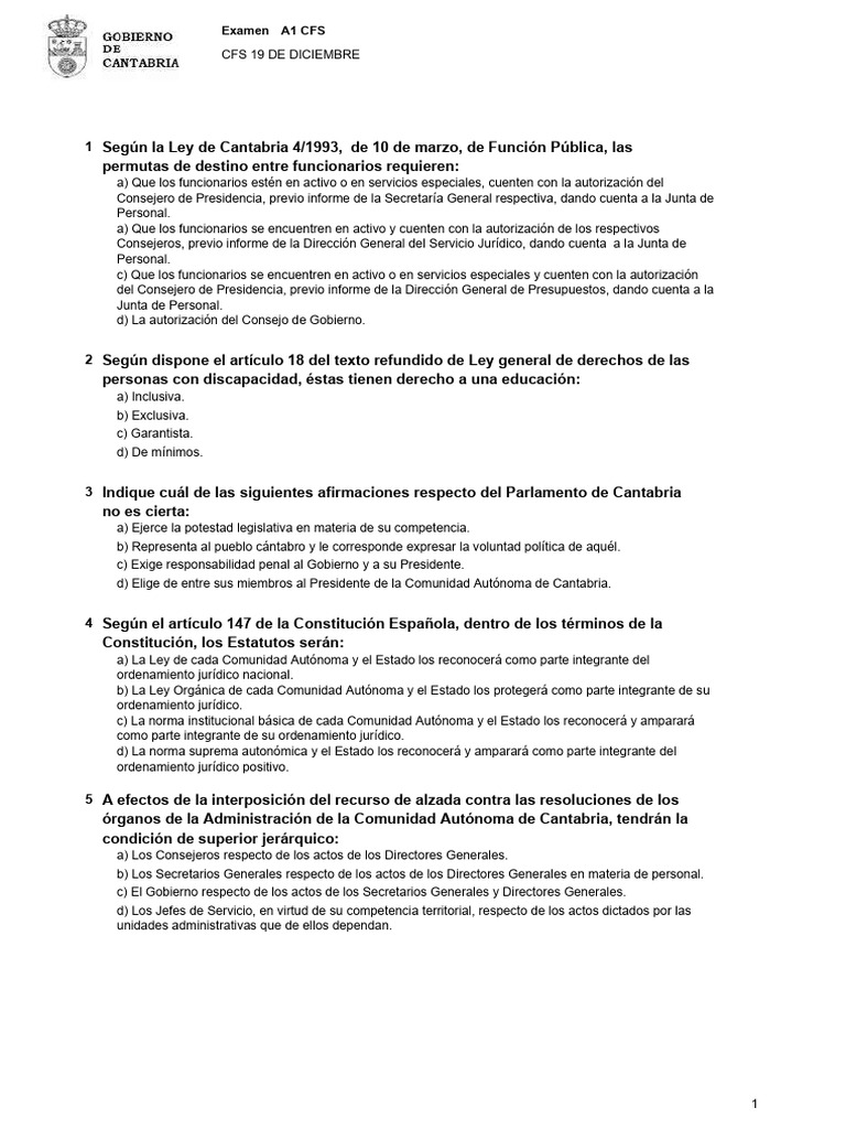 Tercer Ejercicio Eliminatorio | PDF