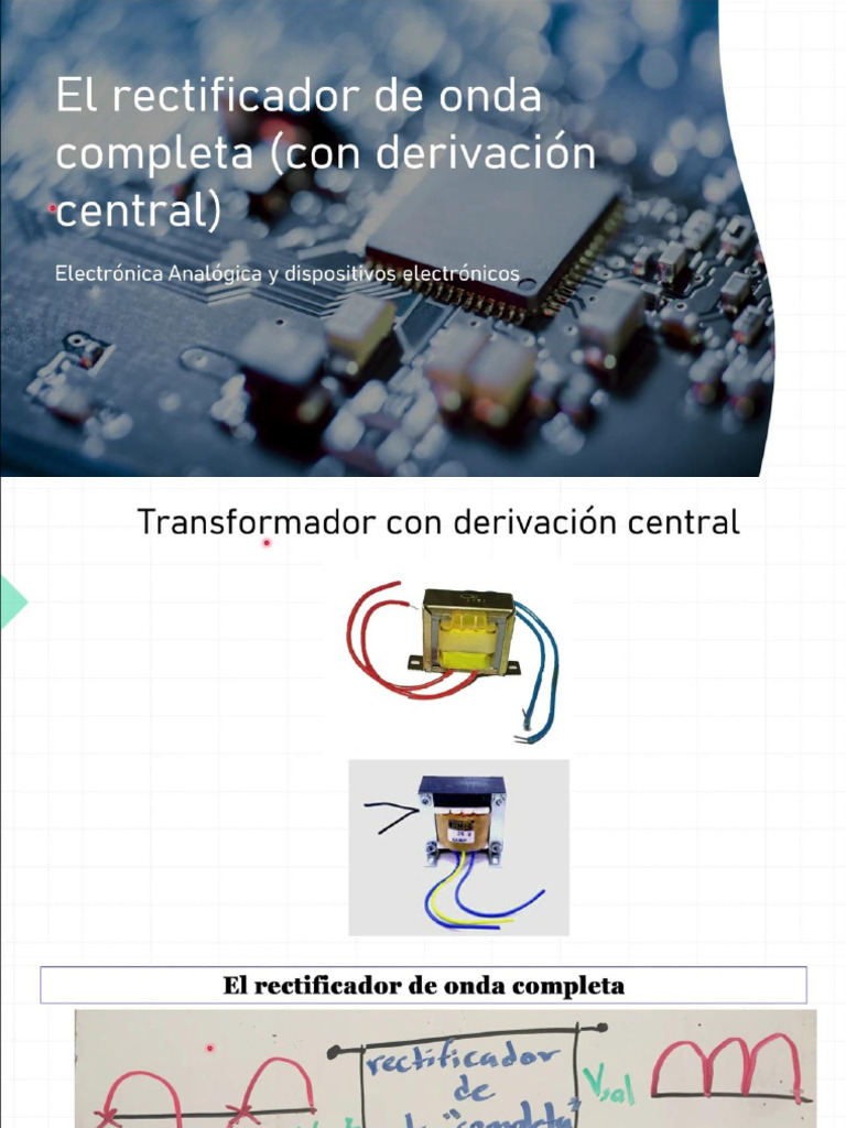 Rectificador de Onda Completa | PDF