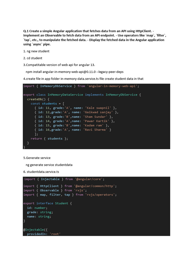 PracticalAngular1 (1) | PDF | Information Technology | Computing