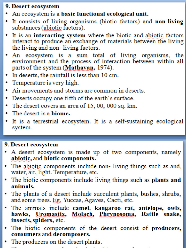 Examples For Types of Ecosystem-Part 3.PDF PNG | PDF