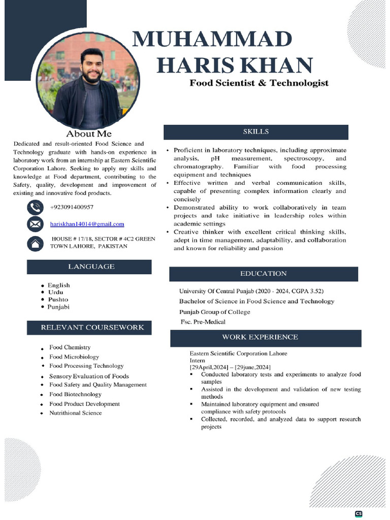 Muhammad Haris CV | PDF