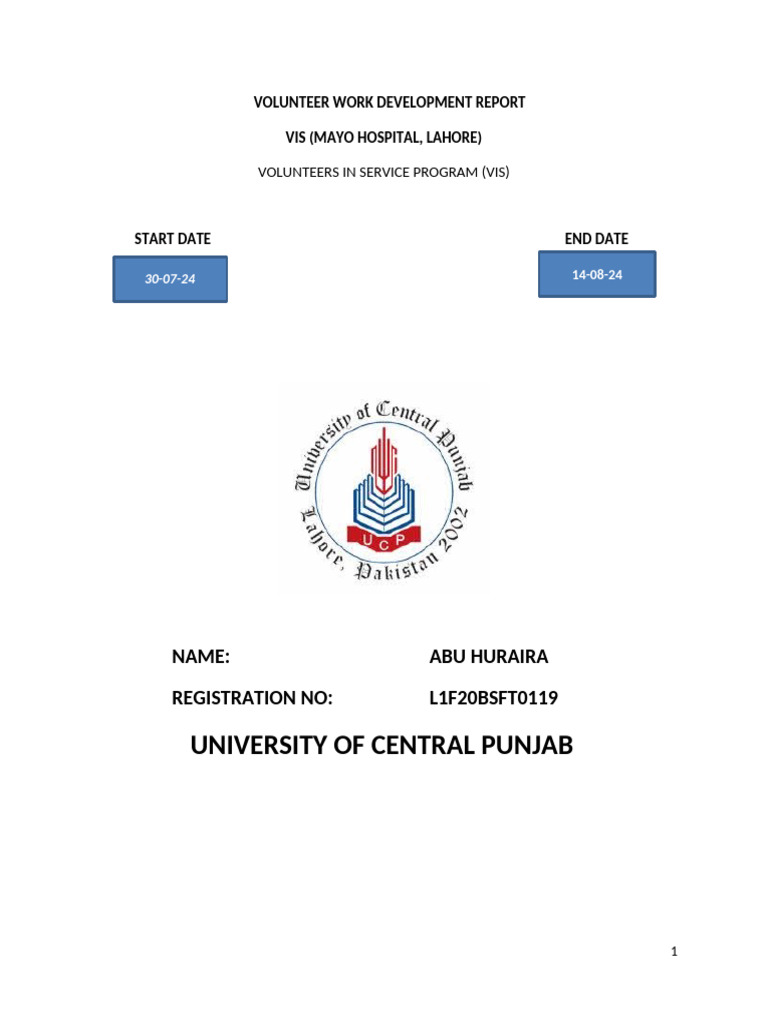 HUR VIS REPORT | PDF | Patient | Physician