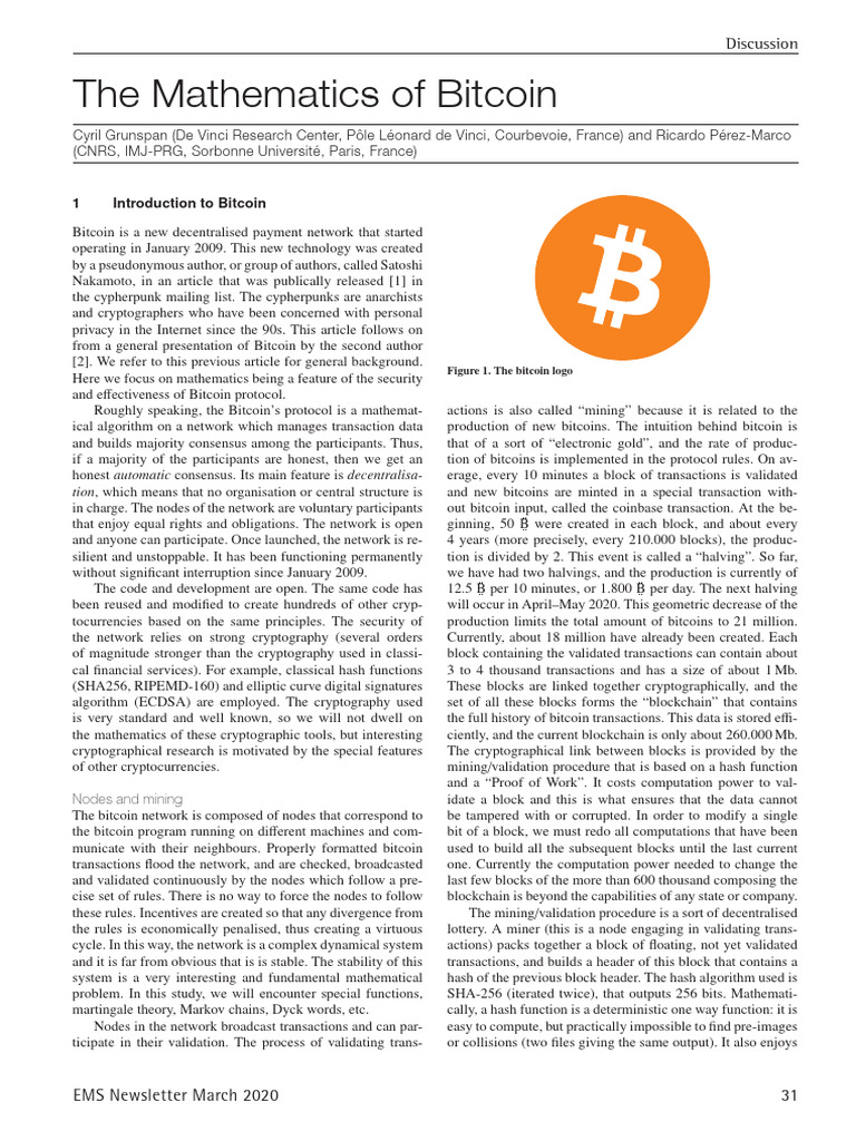 10.4171 News 115 8 | PDF | Bitcoin | Applied Mathematics