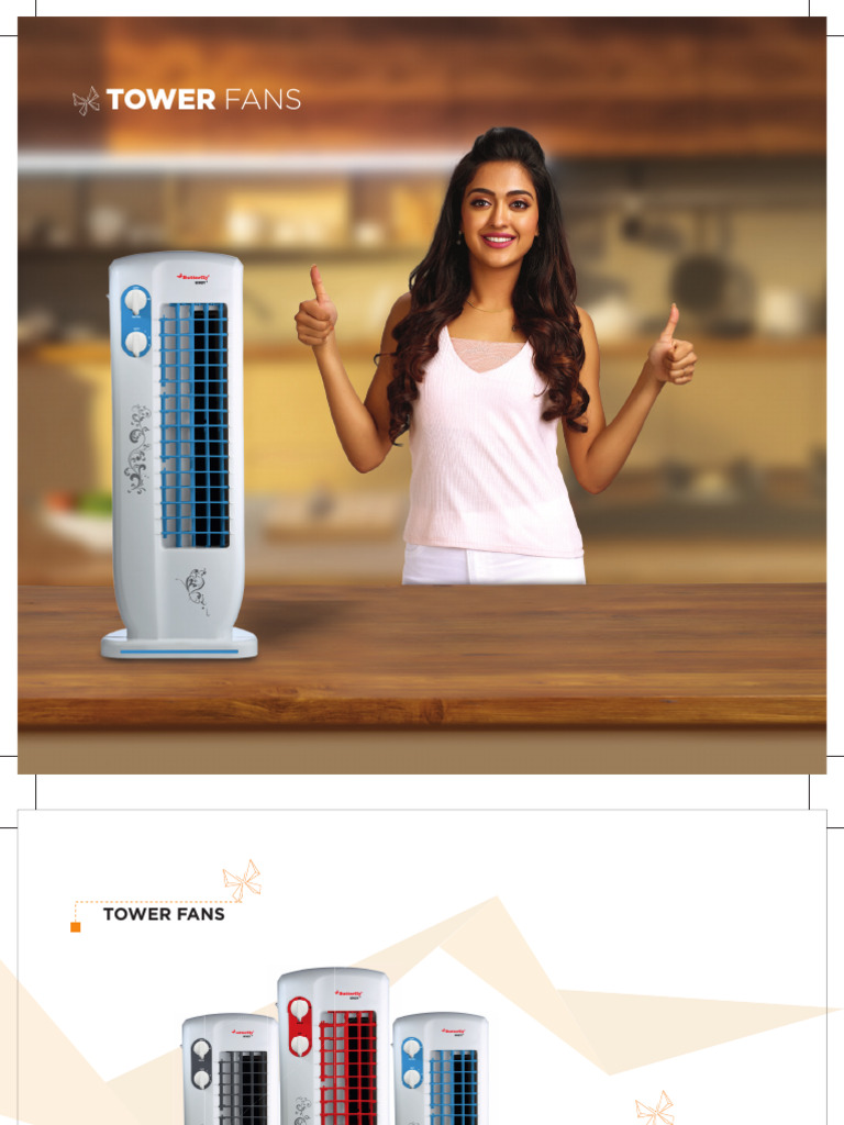 8328 BF Product Catalogue 22x20.5cmh Tower Fan 15 | PDF