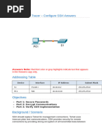 16.4.6 Packet Tracer - Configure Secure Passwords and SSH | PDF | Command Line Interface ...