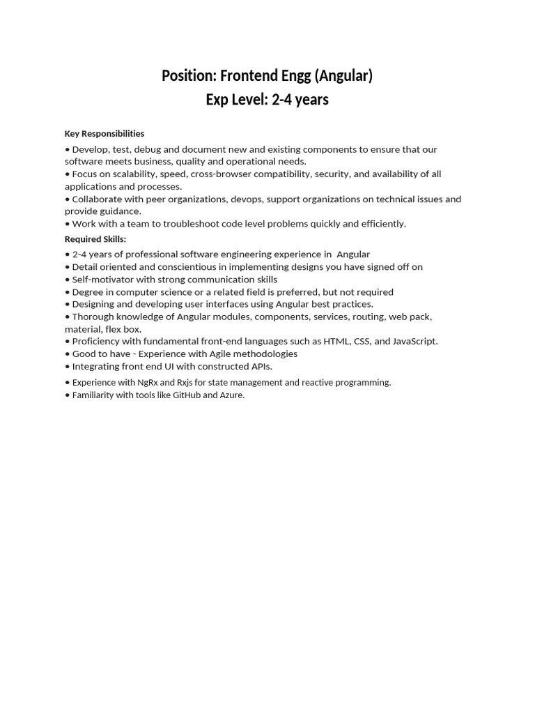 Front End Engg | PDF | Business