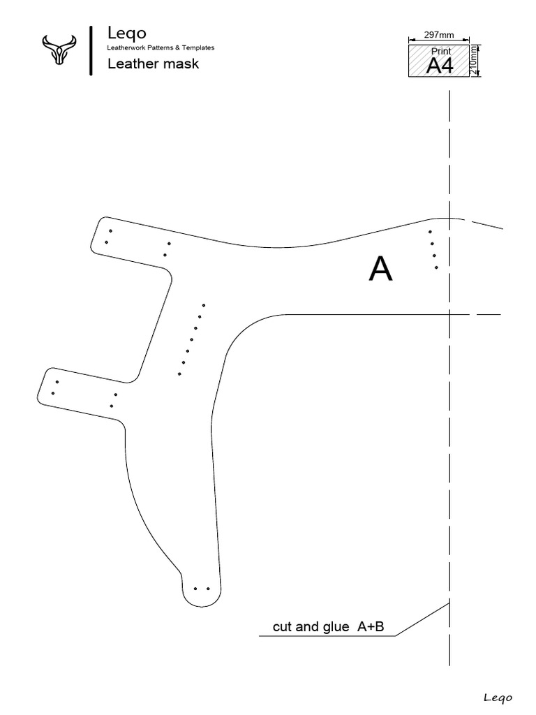 Free Leather Mask Pattern PDF | PDF