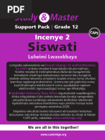 Grade 12 Isizulu Study Guide 2021 2023 | PDF