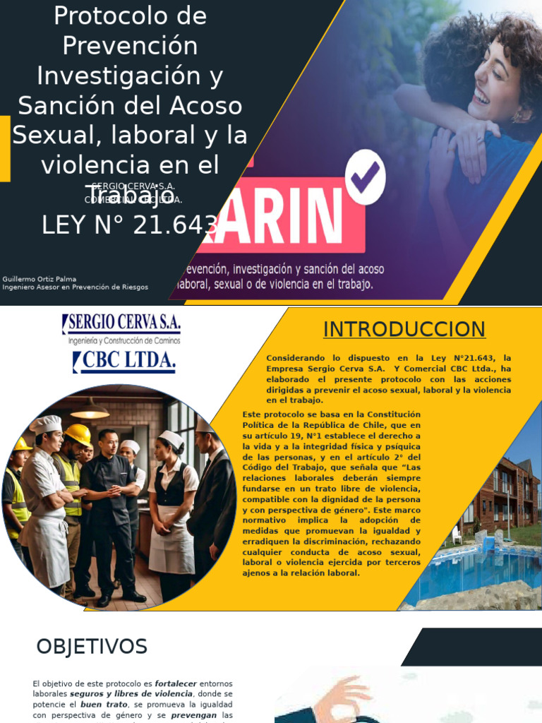 Presentacion Ley Karin Abice y CBC 2024 | PDF | Acoso sexual | Derecho ...