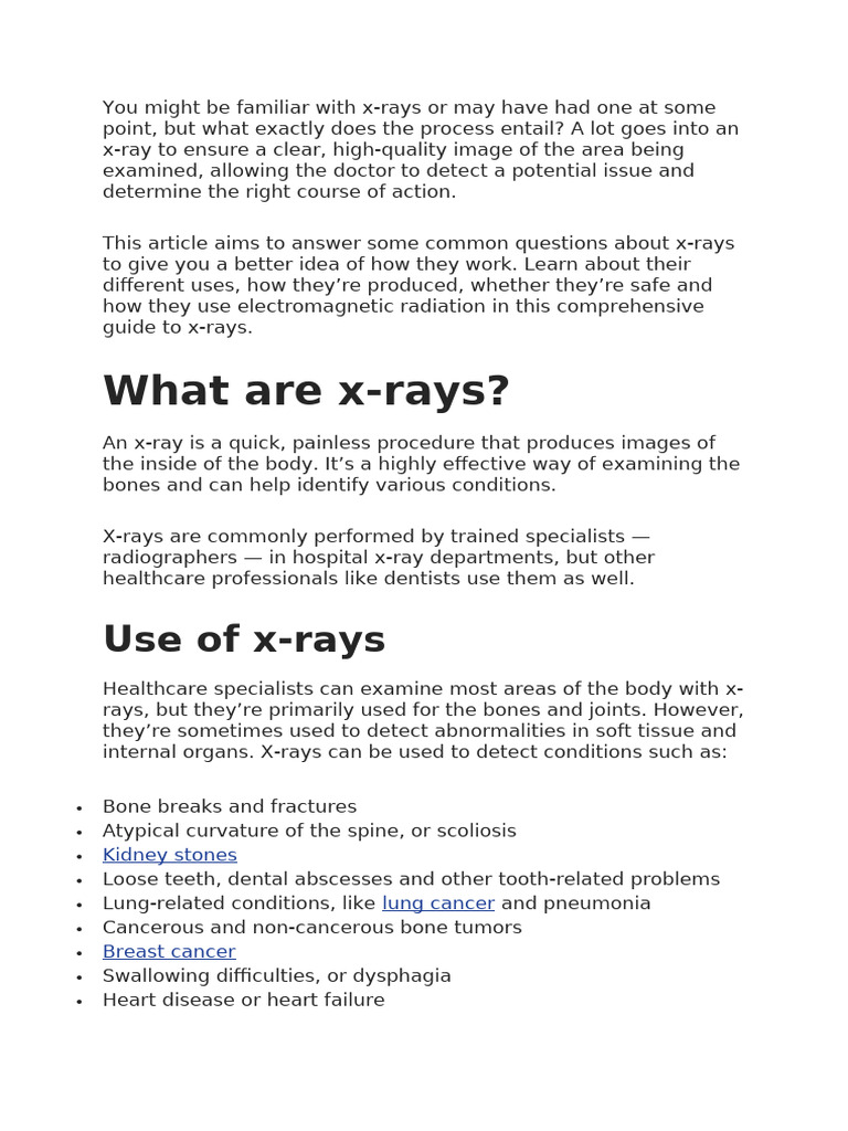xray | PDF