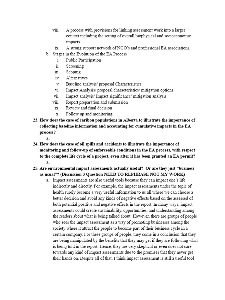 Geog 2155 - Midterm Study P3 | PDF | Environmental Impact Assessment | Social Psychology