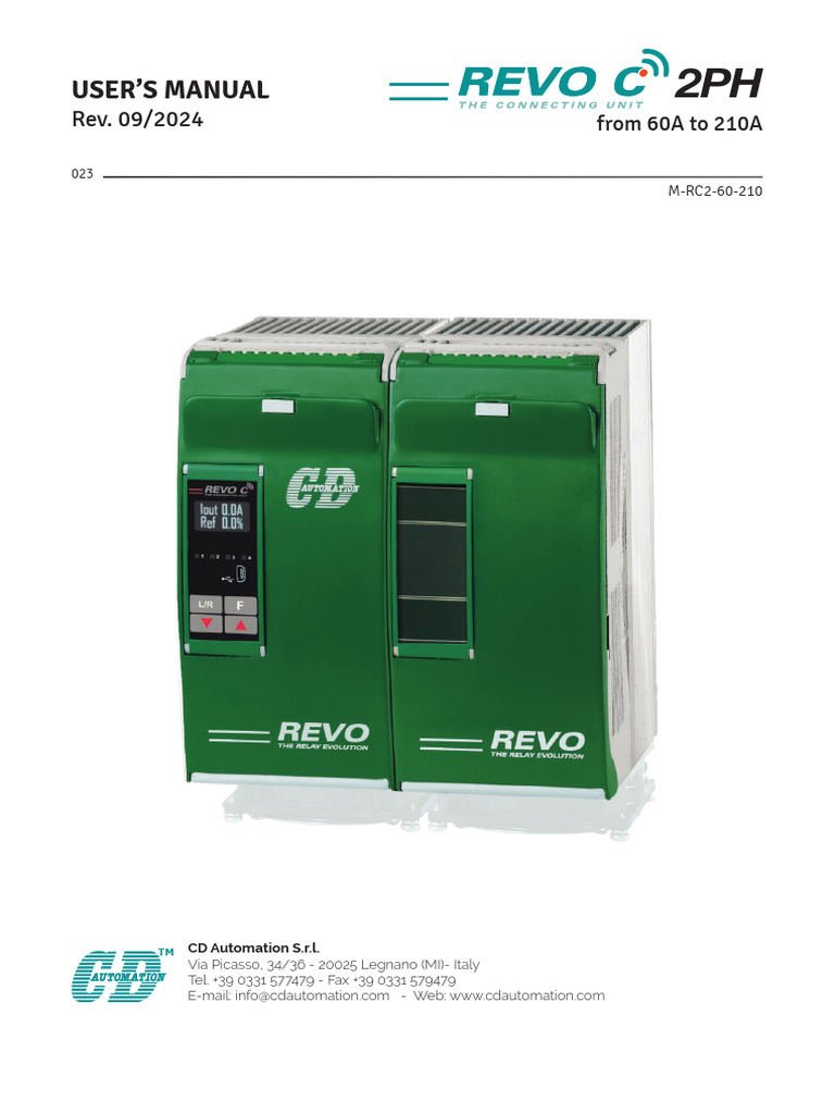 Eng REVO C 2PH 60 210 Thyristor | PDF | Usb | Fuse (Electrical)