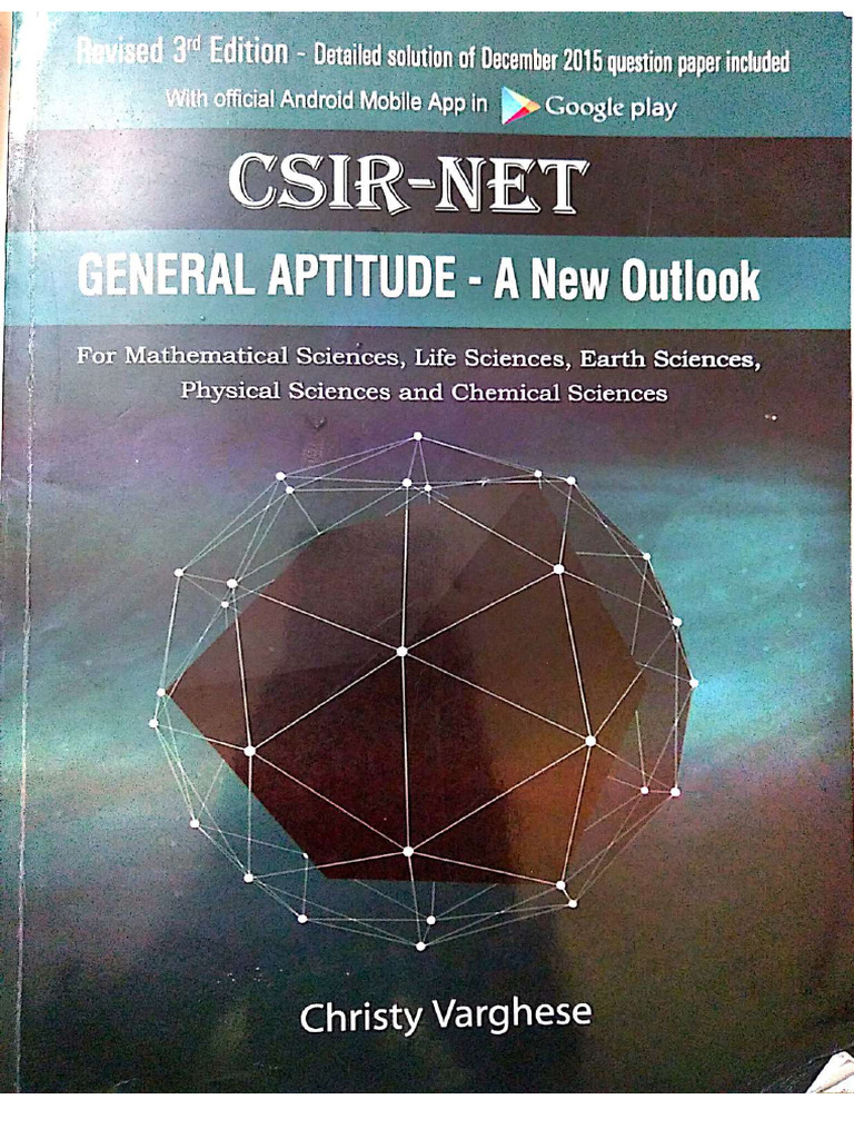 CSIR-NET General Aptitude by Christy Varghese | PDF