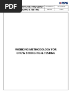 SOP-0017-Standard Operating (Work) Procedure - Stringing | PDF | Specification (Technical ...
