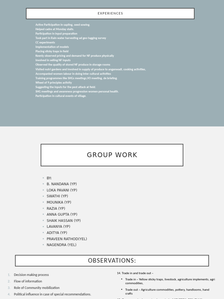 Group Work[1] | PDF | Economies | Agriculture