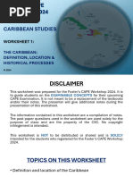 Caribbean Studies Overview and Notes | PDF | Caribbean | Social ...