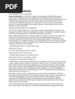 Lloyd-Davies vs. Lithotomy Position | PDF | Human Leg | Surgery
