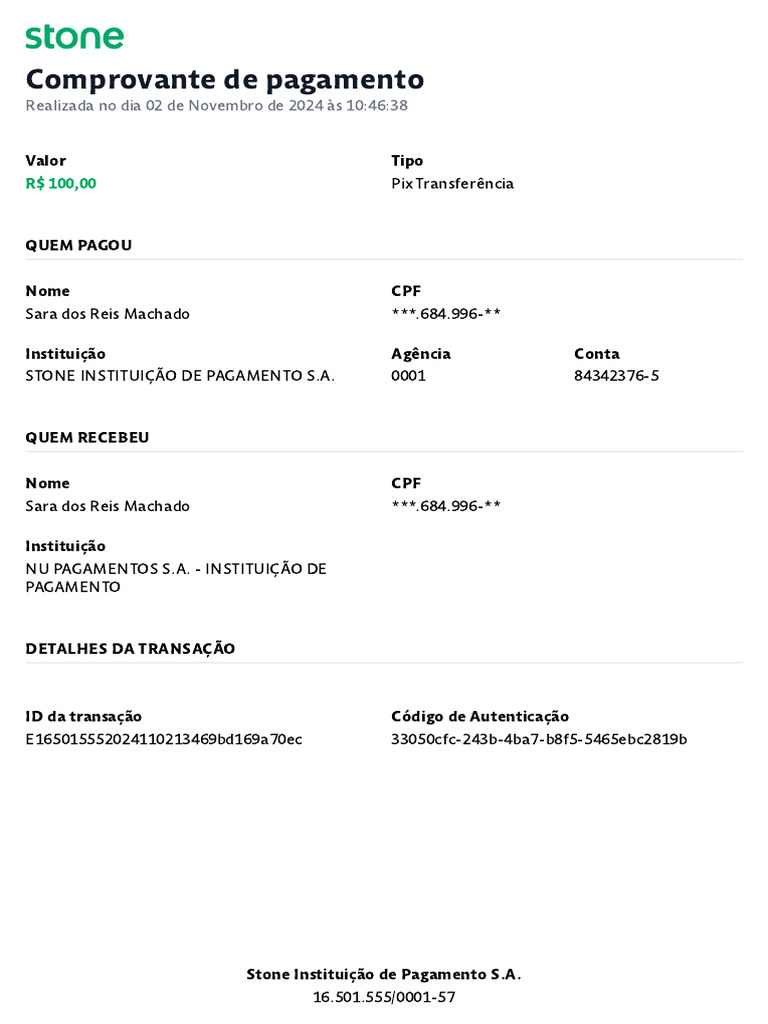 Comprovante Pix 4 | PDF