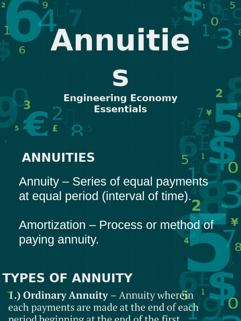 Annuities Essentials | PDF | Interest | Investing