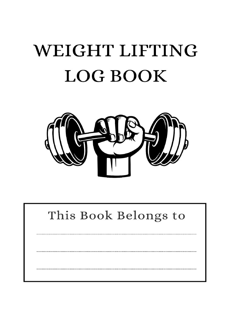 Weight Lifting Log Book1 | PDF