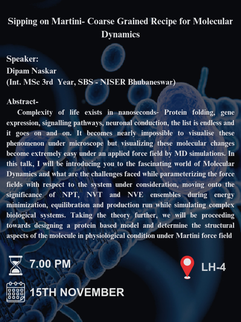 Talk Poster | PDF | Science & Mathematics | Technology & Engineering