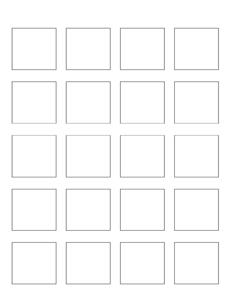4x5 Middle Grid | PDF