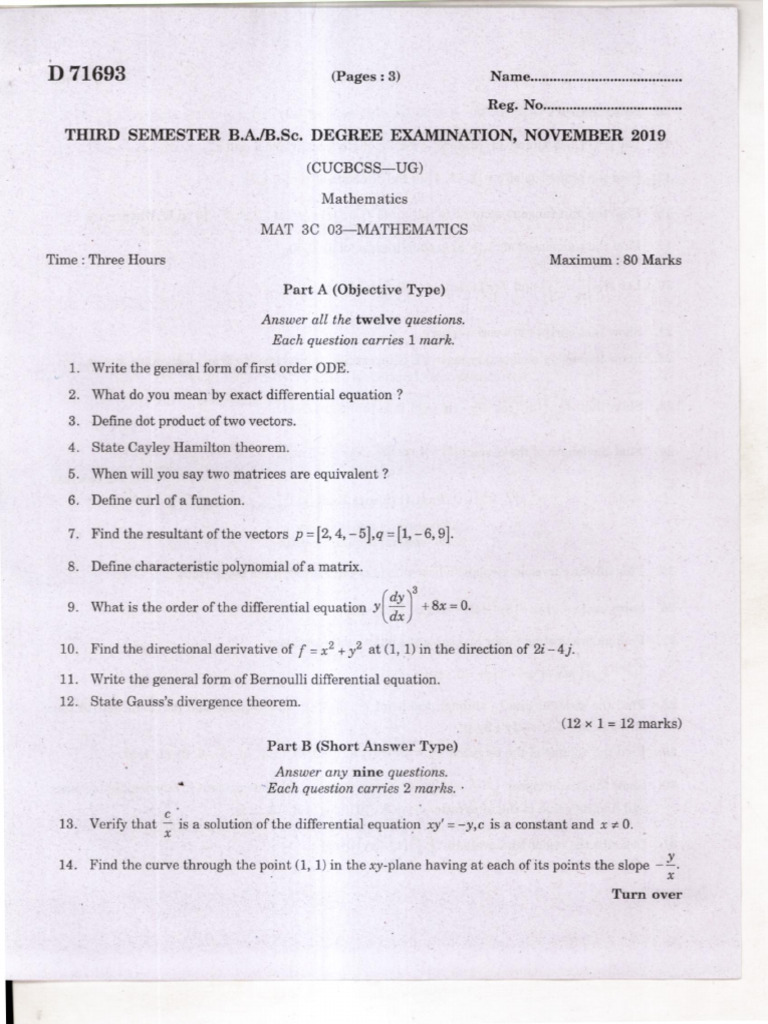 Mathematics 2019 | PDF