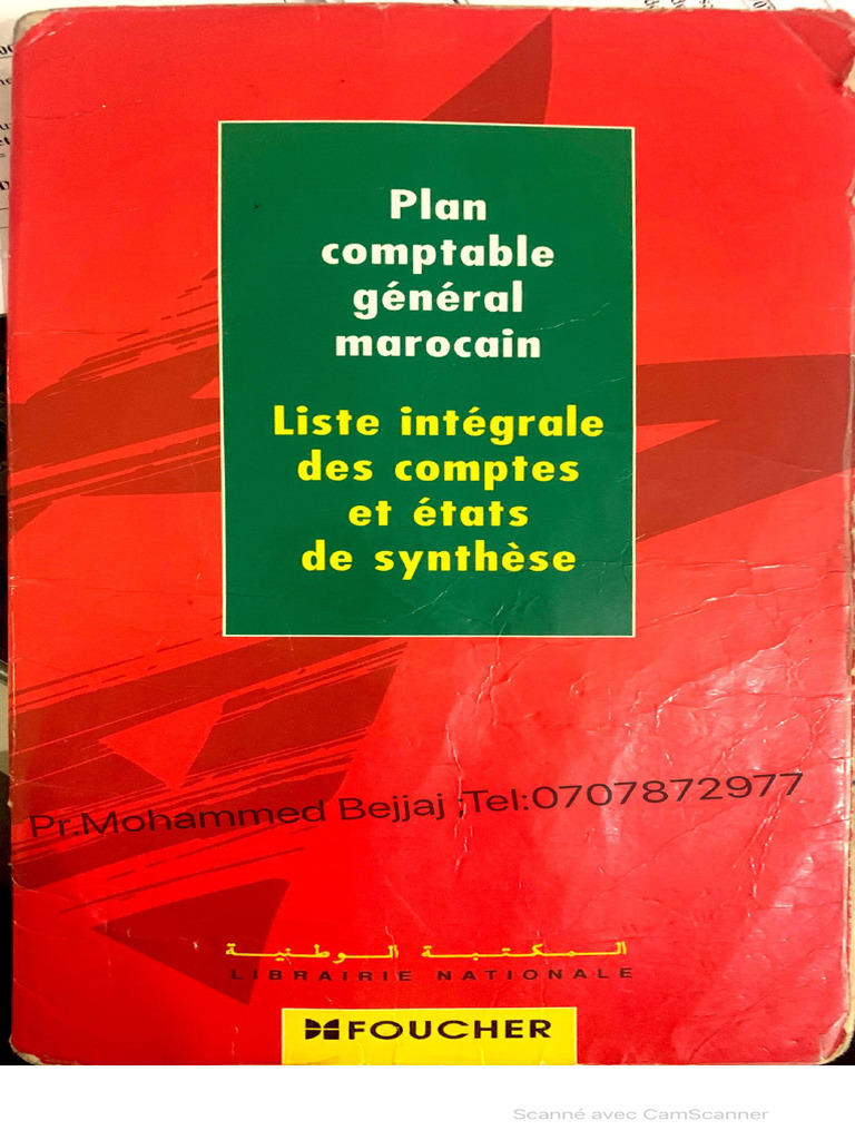 Plan Comptable Général Marocain | PDF