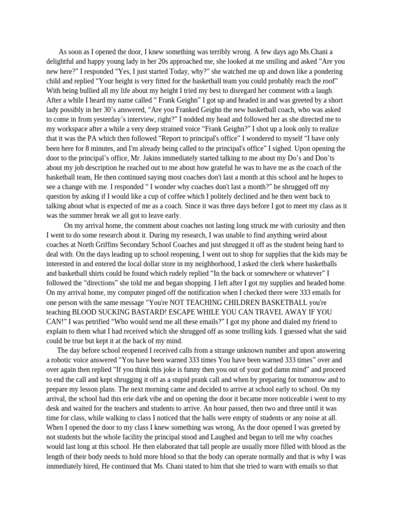 English Essay Writing Test | PDF