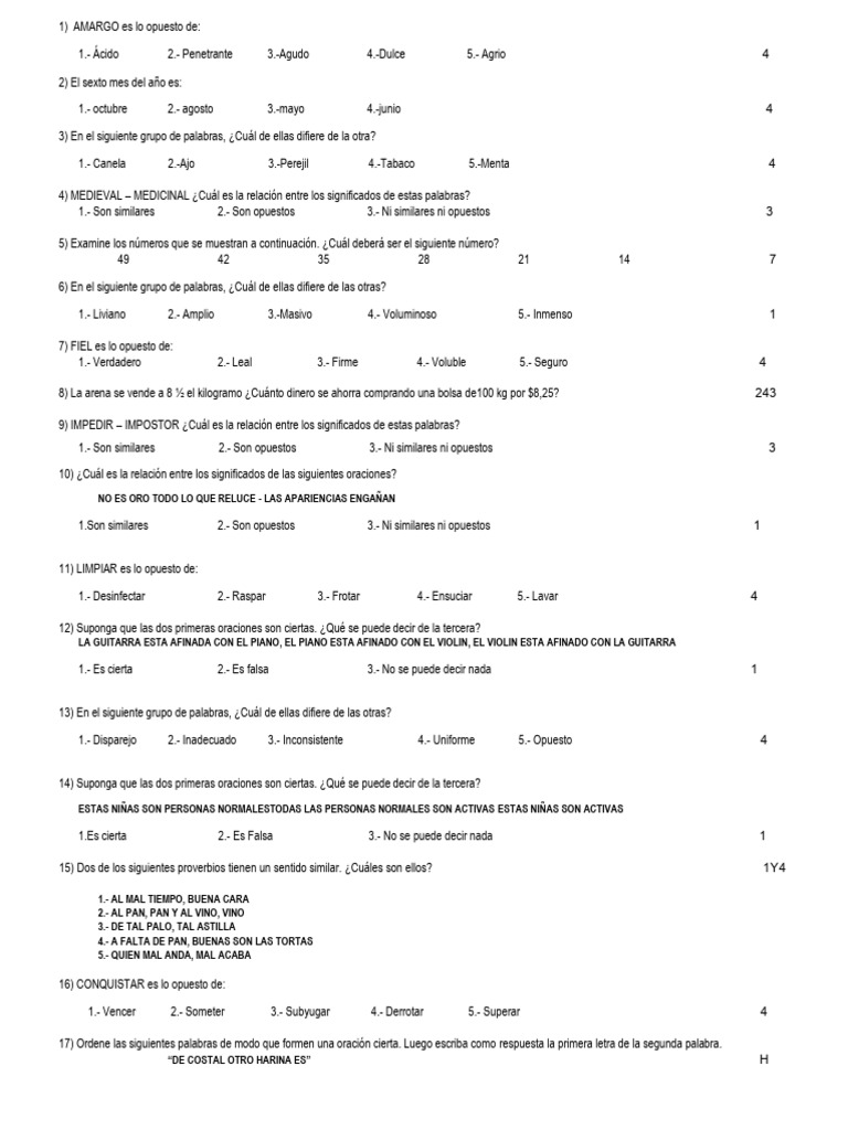 TEST DE WPT 2 Rpta | PDF | Artes del Lenguaje y Comunicación