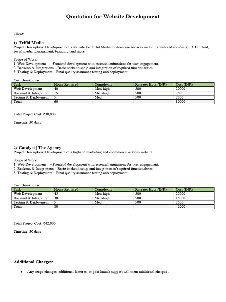 Web Bill | PDF