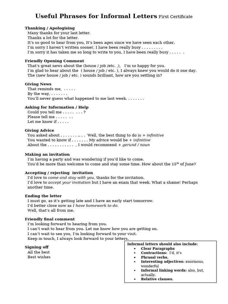 Informal Letter | PDF | Morphology | Semantic Units