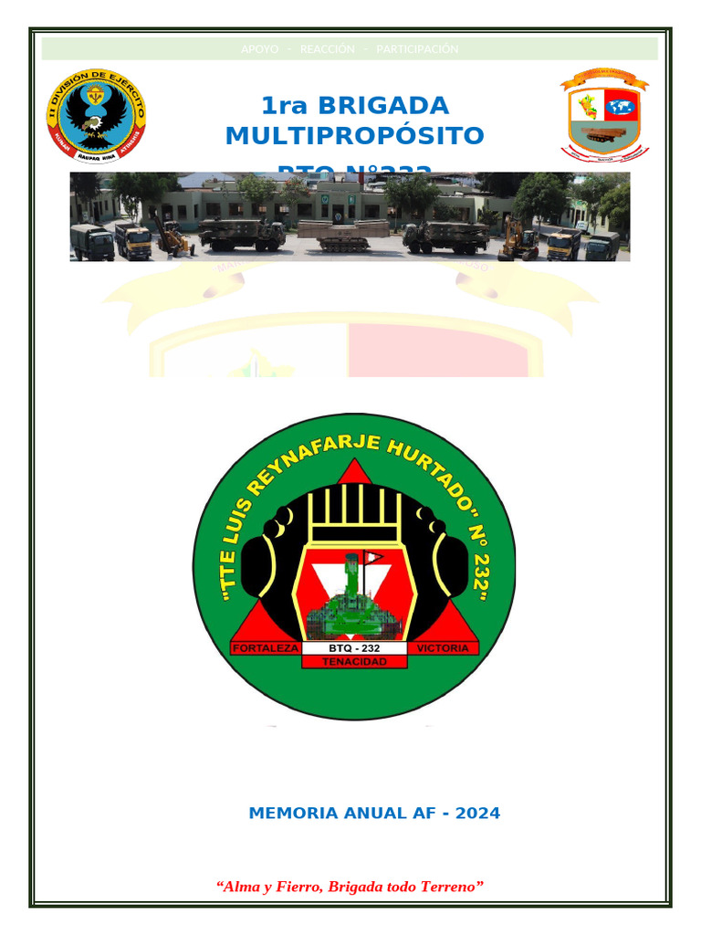 Memoriaa Anual Avanze | PDF | Operaciones militares | Conflictos