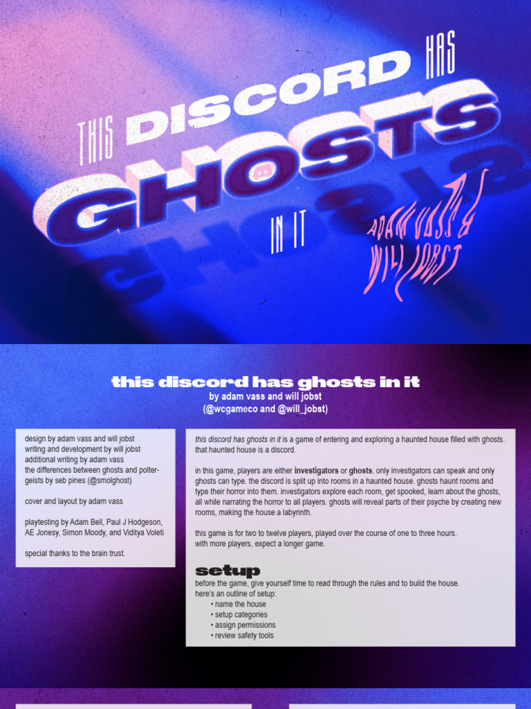This Discord Has Ghosts in It 0.1 | PDF | Ghosts | Paranormal