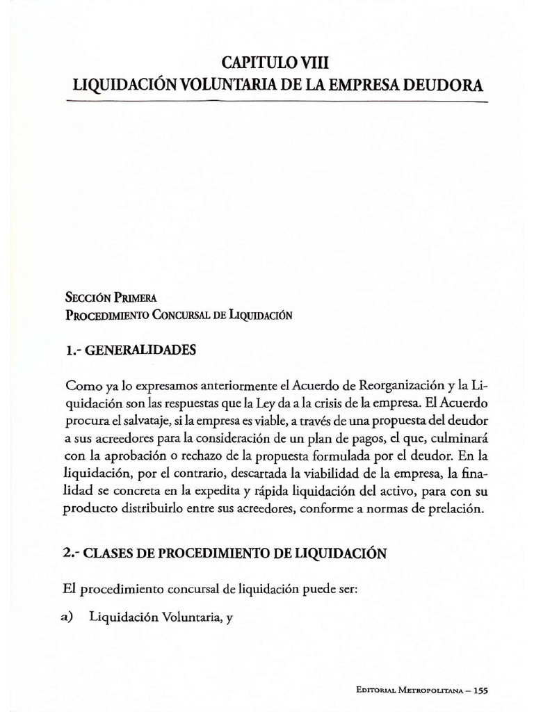 Cap. 8-9. Liquidación - Compressed | PDF