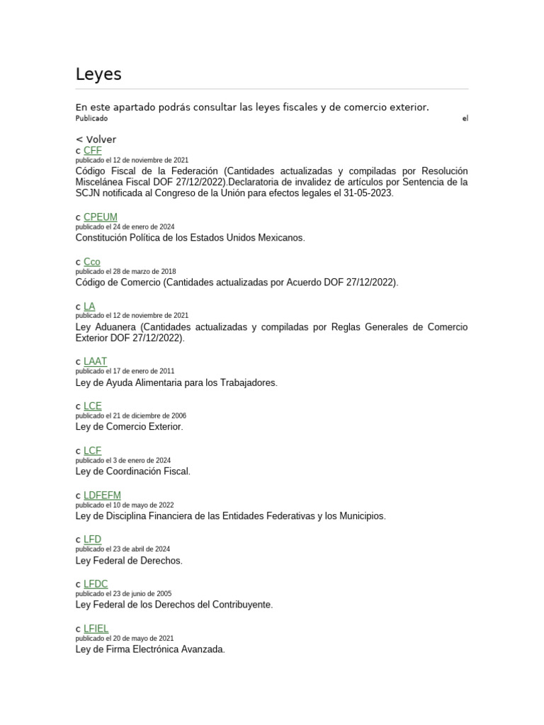 Leyes | PDF | Finanzas y administración del dinero