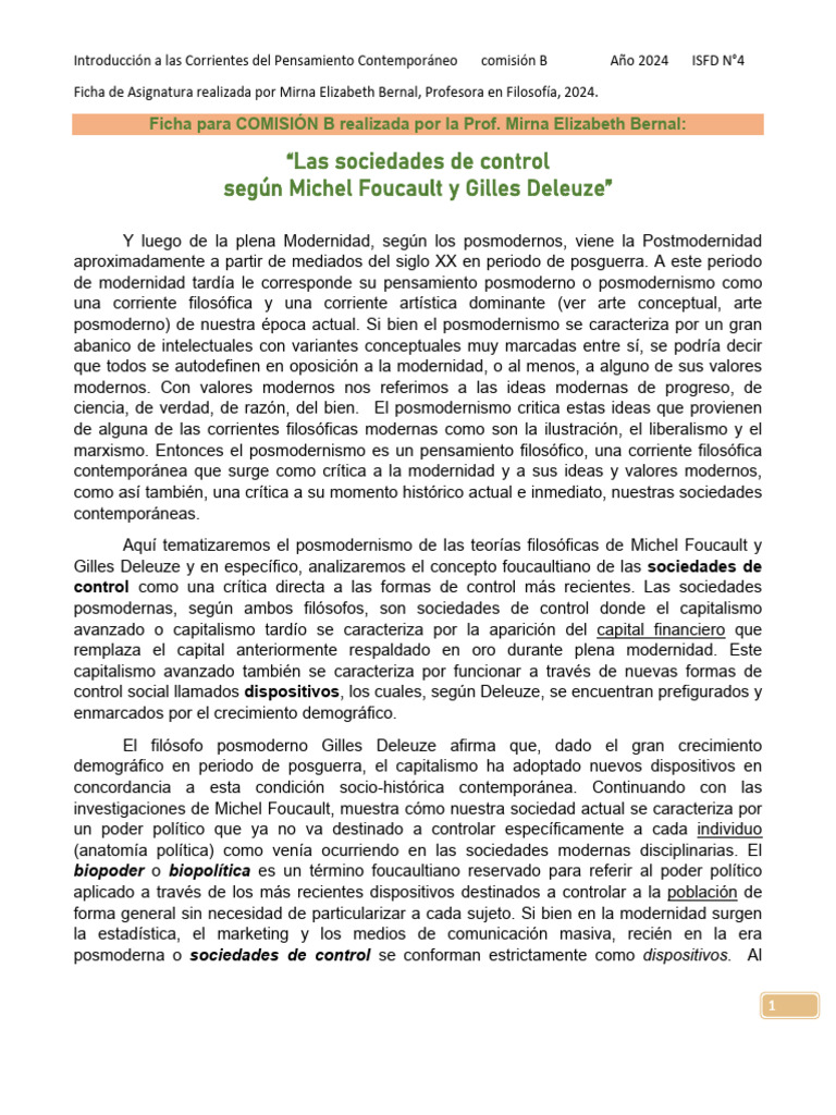 Ficha 2024 Sociedades de Control-Prof. Mirna Elizabeth Bernal | PDF ...