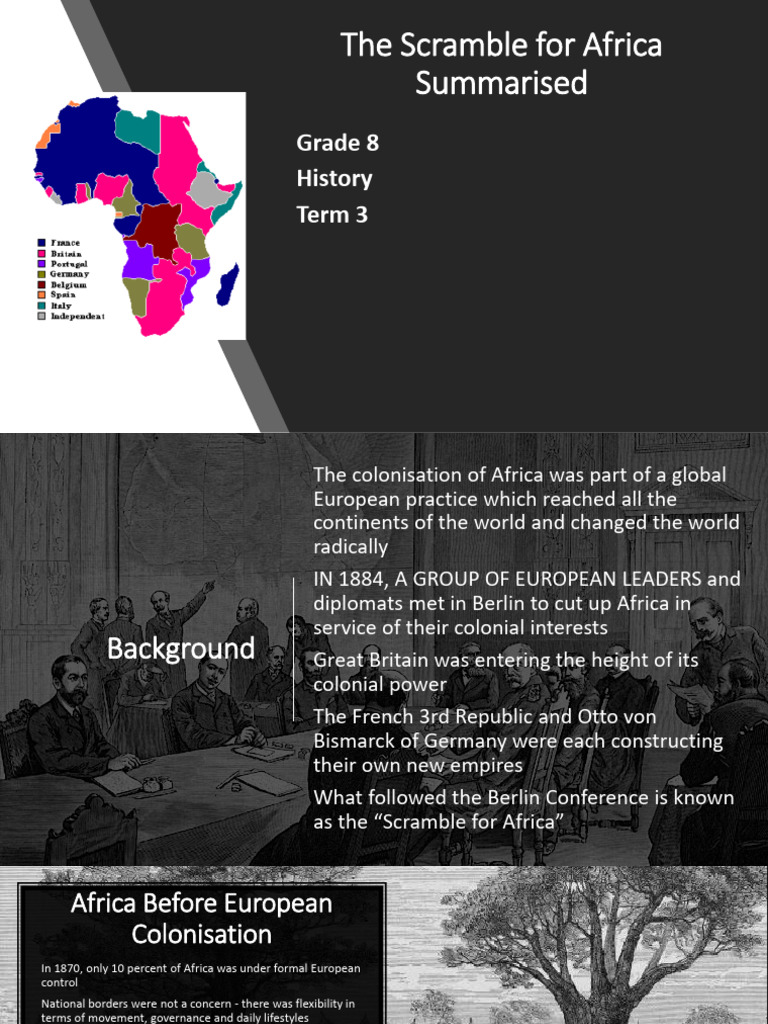 The Scramble For Africa Study Notes | PDF | Africa | Colonialism